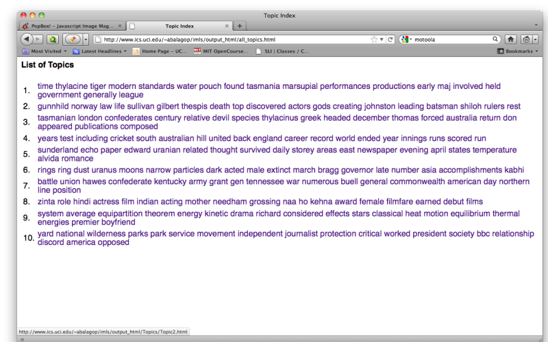 GitHub - arunbg/Topic-Modeling-Tool: A graphical user interface tool for Latent Dirichlet ...